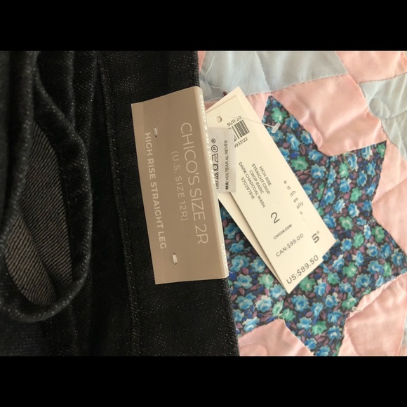 Chico's | Pants & Jumpsuits | Chicos Size 2 New With Tags High Rise ...